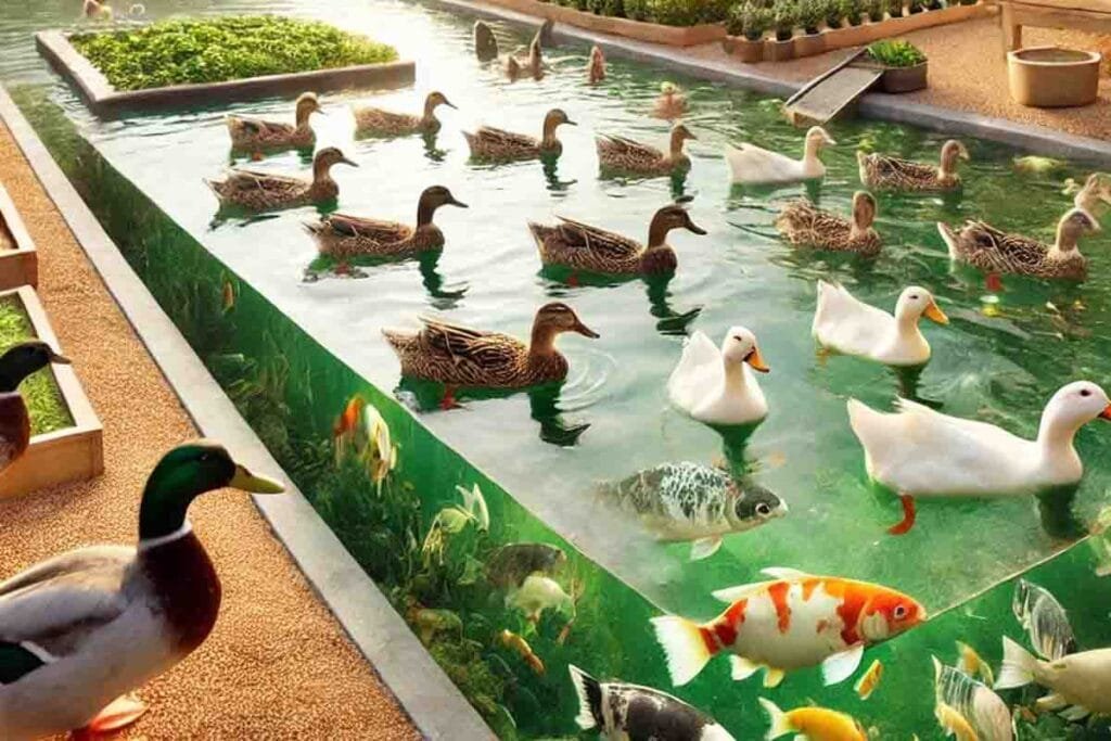 The Benefits and Techniques of Duck-Cum-Fish Integrated Farming